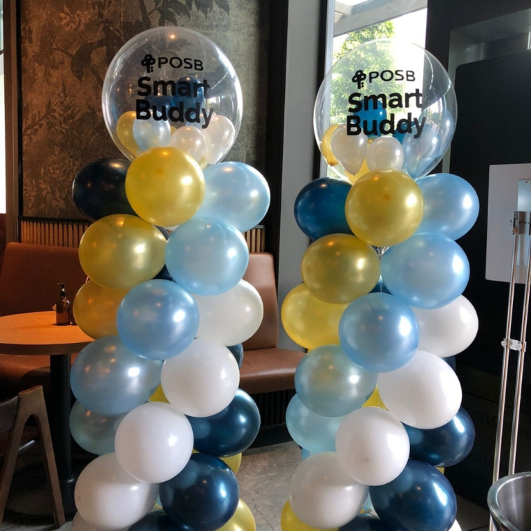24" Bubble Balloon Column - Customise your colours | BearloonSG