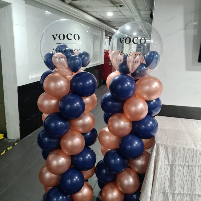 24" Bubble Balloon Column - Customise your colours | BearloonSG